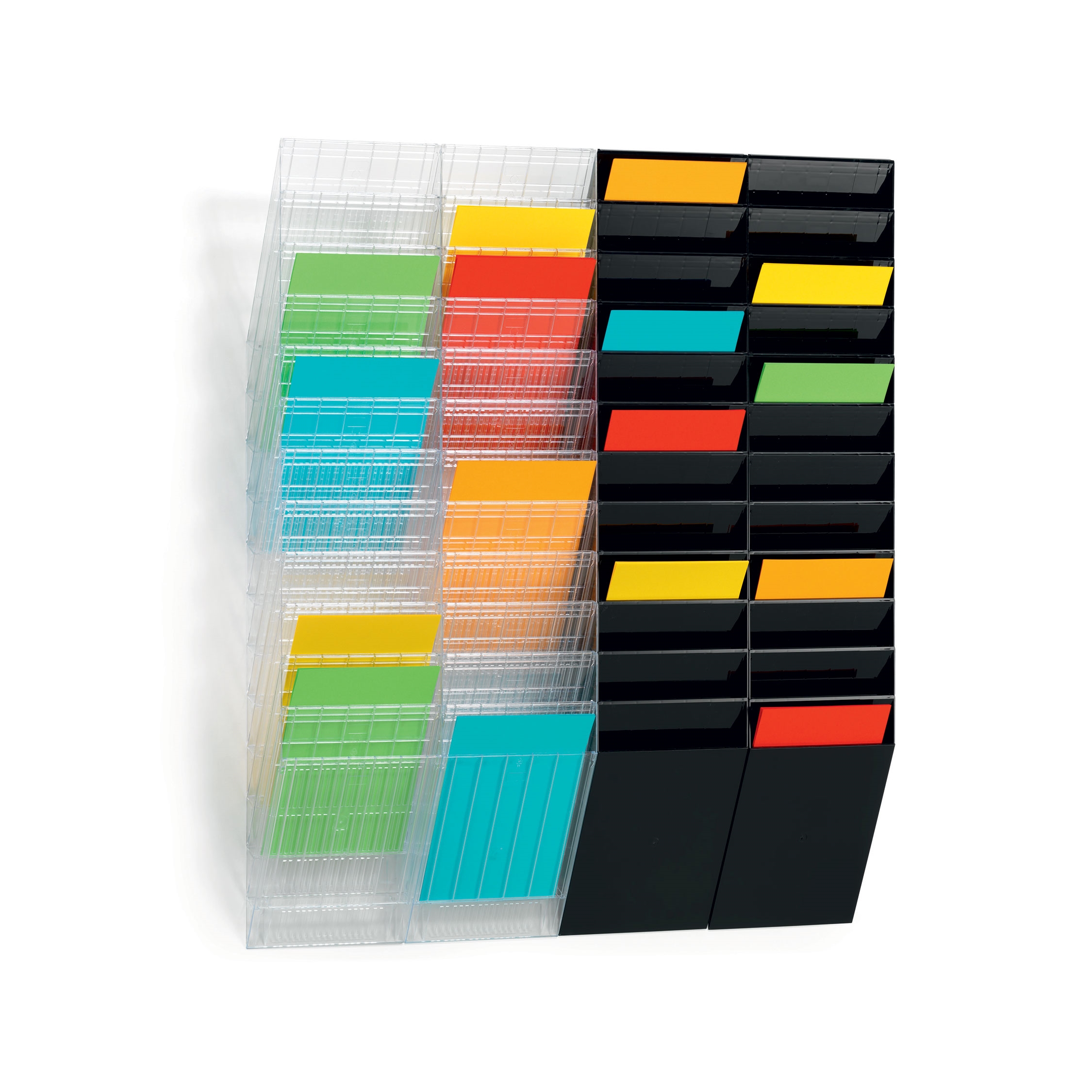 Blankettfack till vägg - Flexiboxx 6xA4 - Skiltex.se