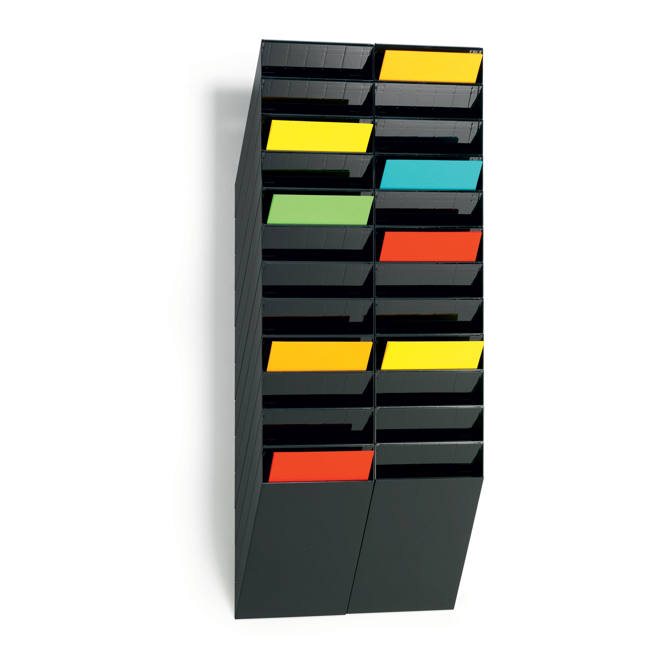 Blankettfack till vägg - Flexiboxx 6xA4 - Skiltex.se