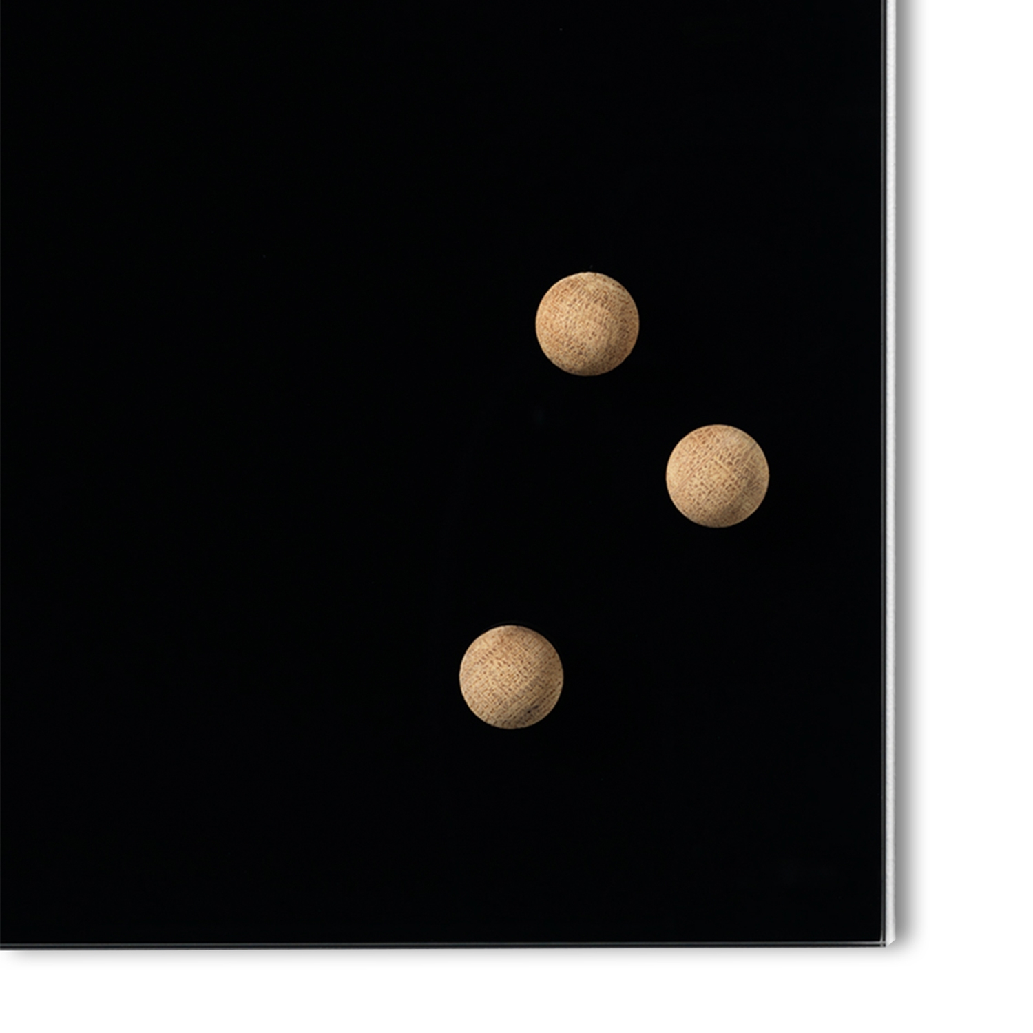 Runda magneter i ekträ till glastavlor | Skiltex.se