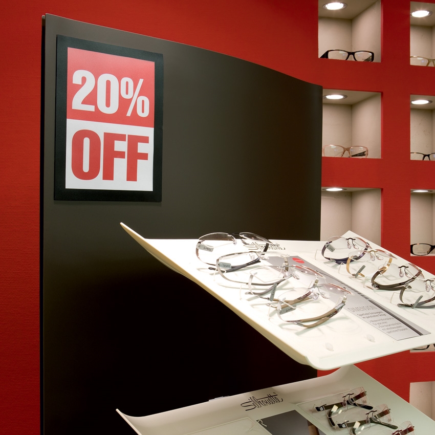 Självhäftande Magnetram - Duraframe® Svart | Skiltex.se