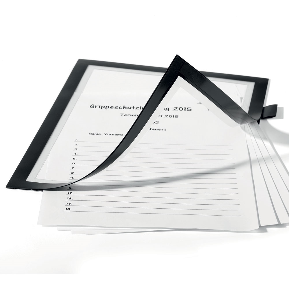 Duraframe® Note - A4 - Svart | Skiltex.se