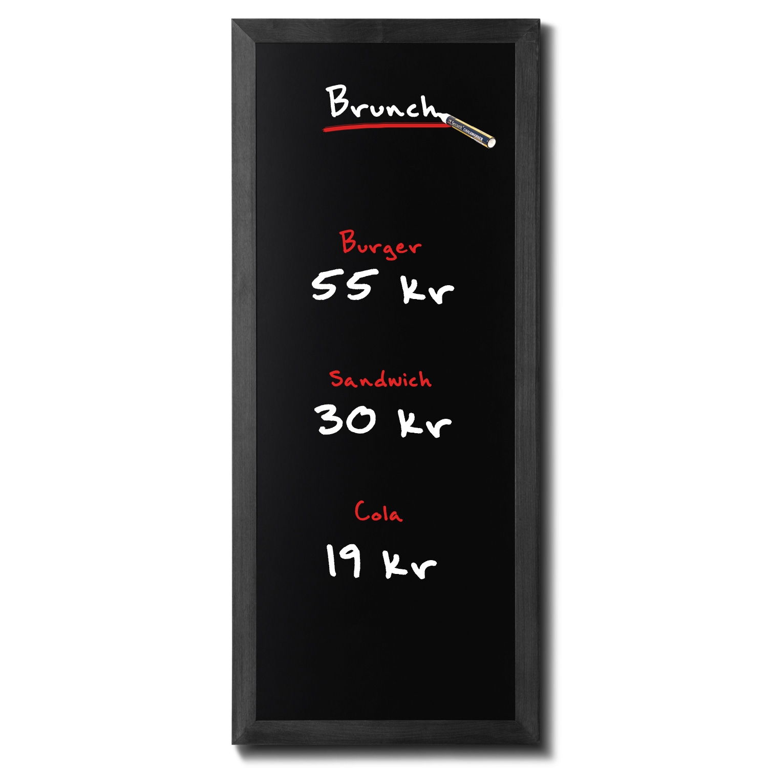 Natura Long Black café tavla | Köp hos Skiltex.se